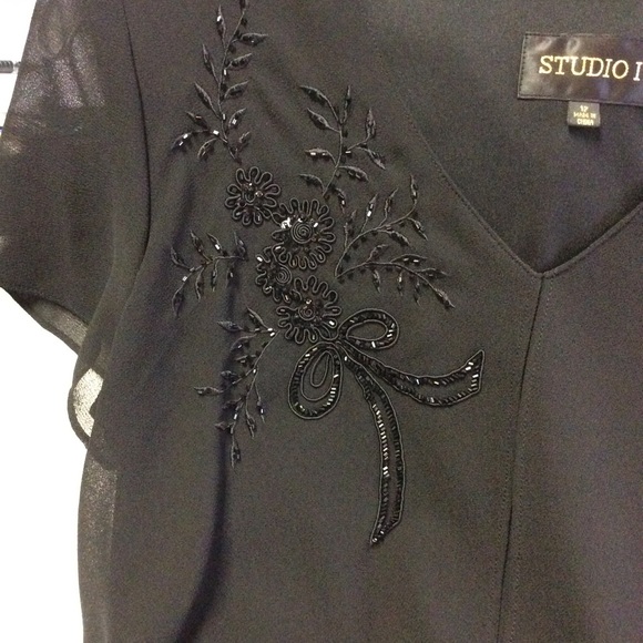 Studio I | Dresses | Studio Womens Formal Black Maxi Dress | Poshmark